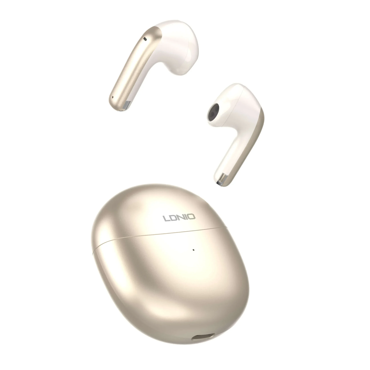 Ldnio T10 True Wireless Bluetooth Earbuds – Champagne Gold | G for Gadget