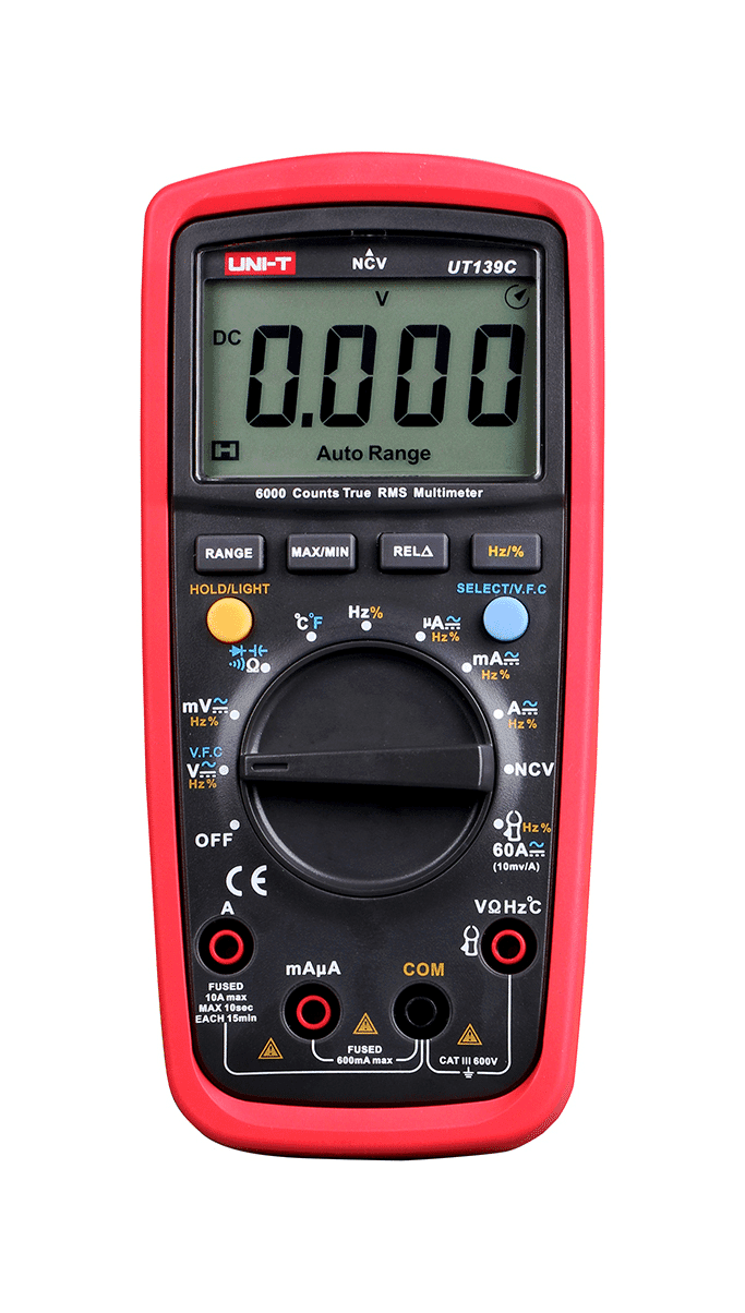 Uni-T Πολύμετρο ψηφιακό True RMS 600V UT-139C MIE0156 | G for Gadget