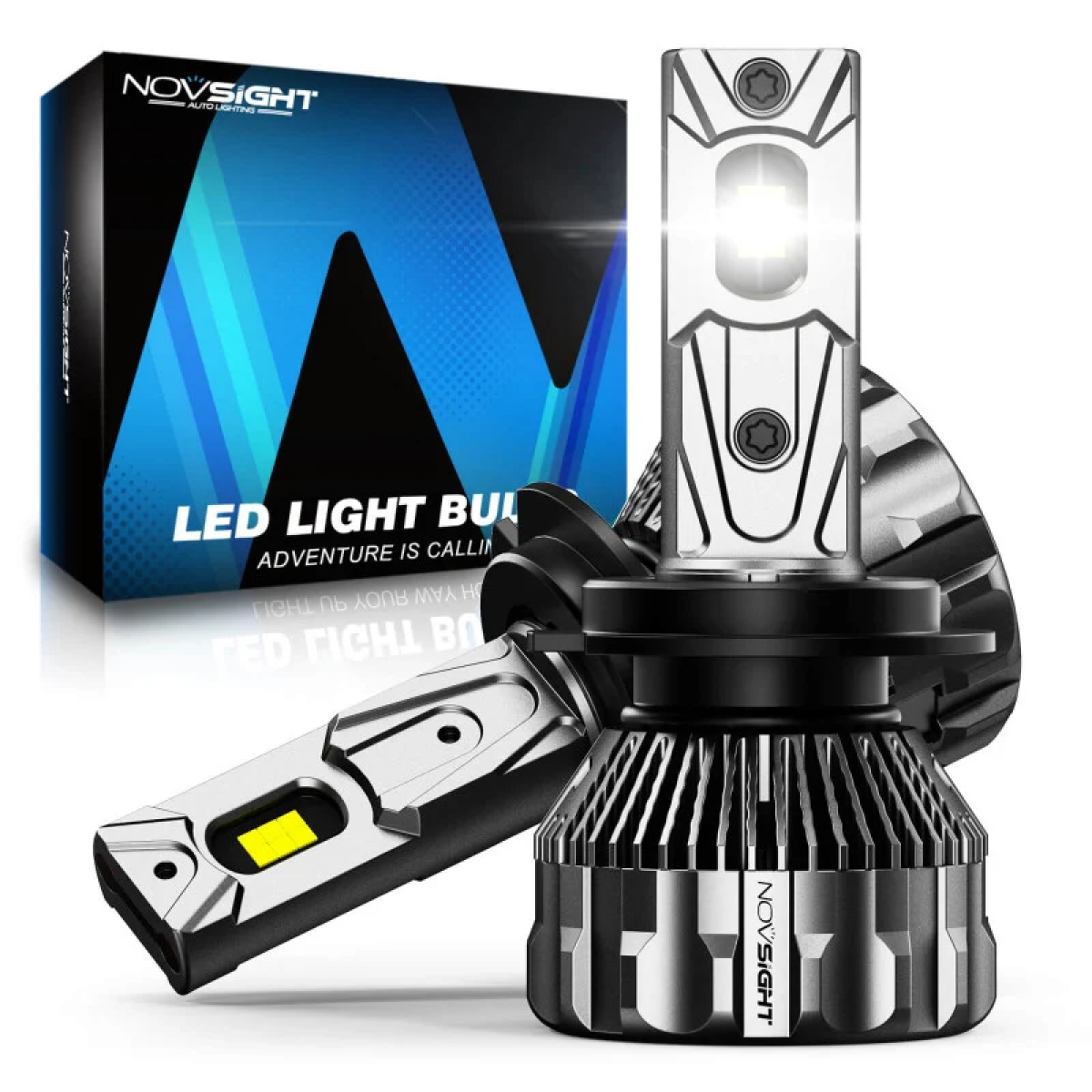 Novsight Λάμπες LED H7 33000LM 6500K 160W Σετ 2 Τεμαχίων A500-T2 | G ...