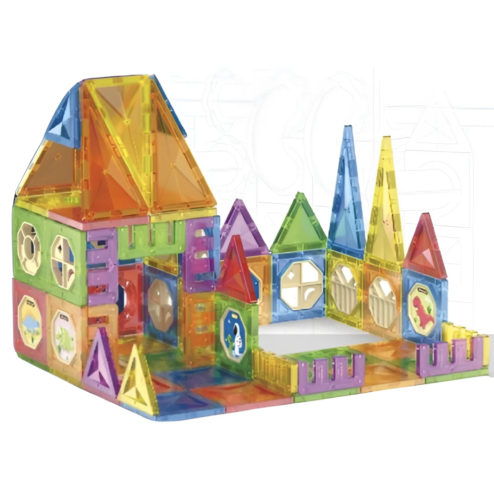 Σετ Κατασκευών Pipeline Με Μαγνητικά Διαφανή Τουβλάκια 82 Τεμαχίων ...