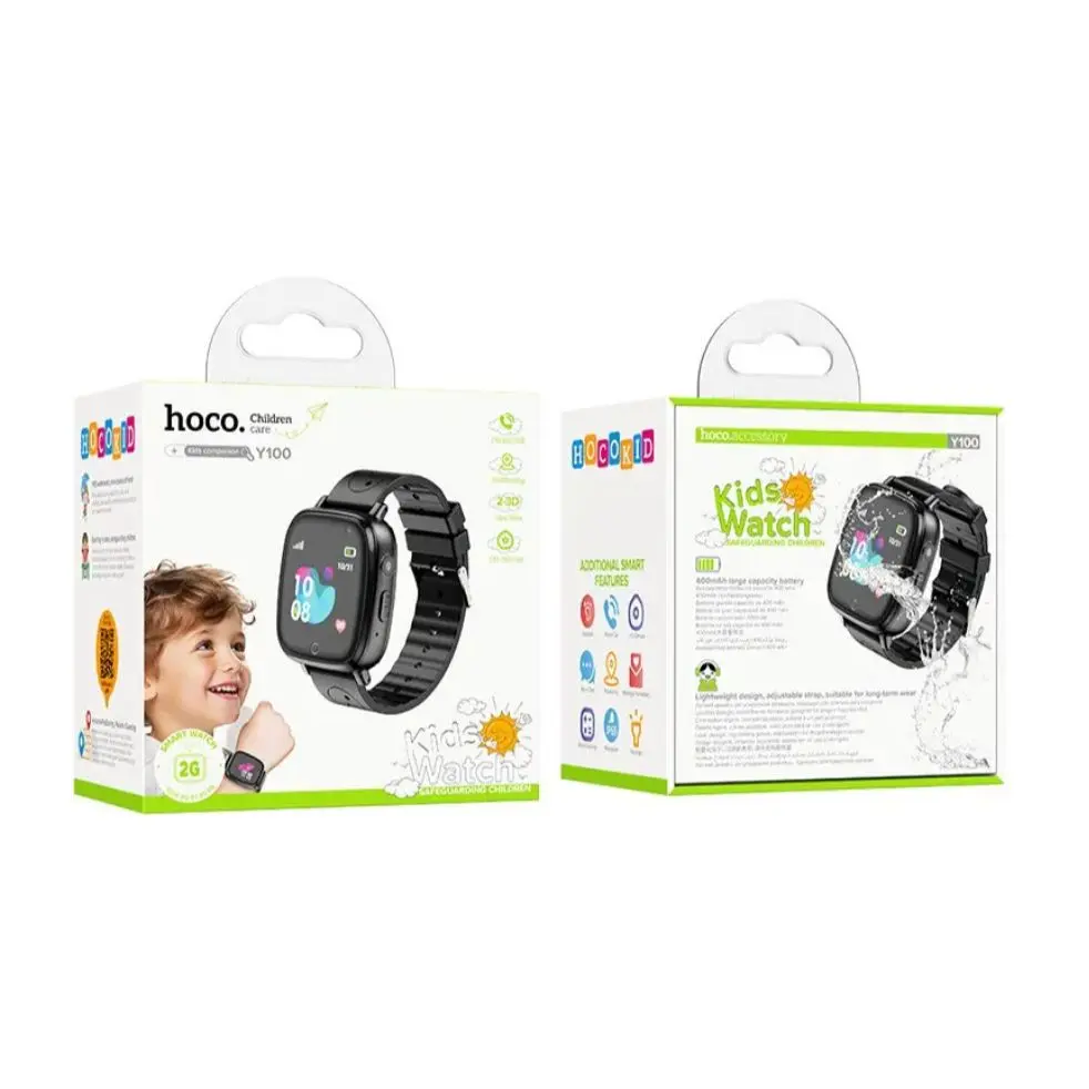 Hoco Y100 Παιδικό Ρολόι Smartwatch με Κλήσεις & SIM – Μαύρο | G for Gadget