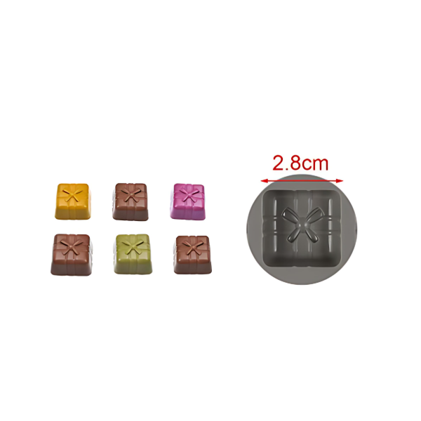 Φόρμα σιλικόνης για σοκολατάκια 22x11cm 2416092 γκρι | G for Gadget
