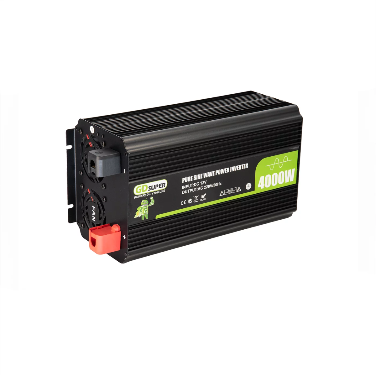 Inverter Καθαρού Ημιτόνου GD-SUPER 7724GD 4000W 12V σε 220V | G for Gadget
