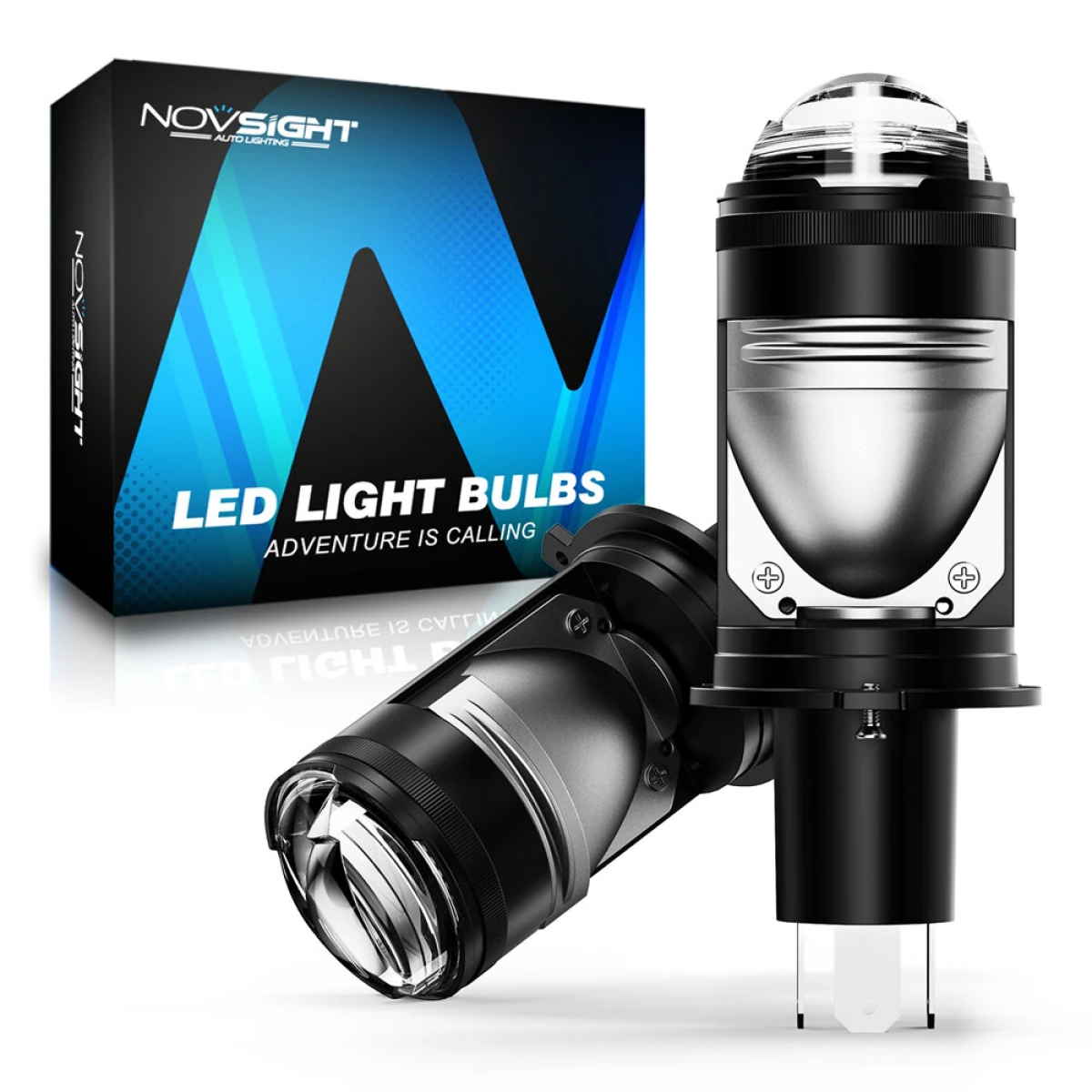 NovSight Σετ Λάμπες Αυτοκινήτου H4 LED 6500K Ψυχρό Λευκό 12-24V ...