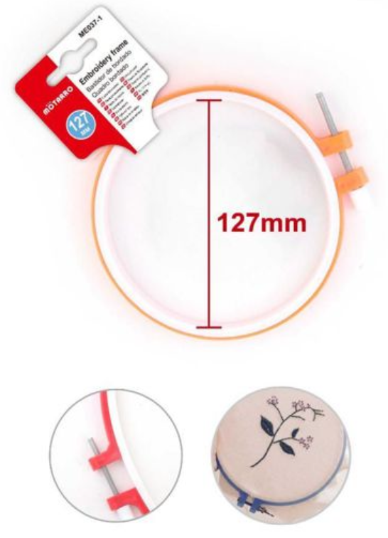 Τελάρο Κεντήματος Στρογγυλό 12,7cm Motarro ME037-1 | G for Gadget