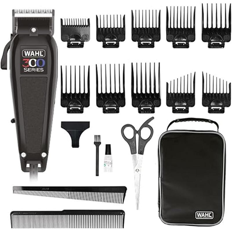 WAHL HOME PRO 300 USA Κουρευτική Μηχανή Ρεύματος - Μαύρο | G for Gadget
