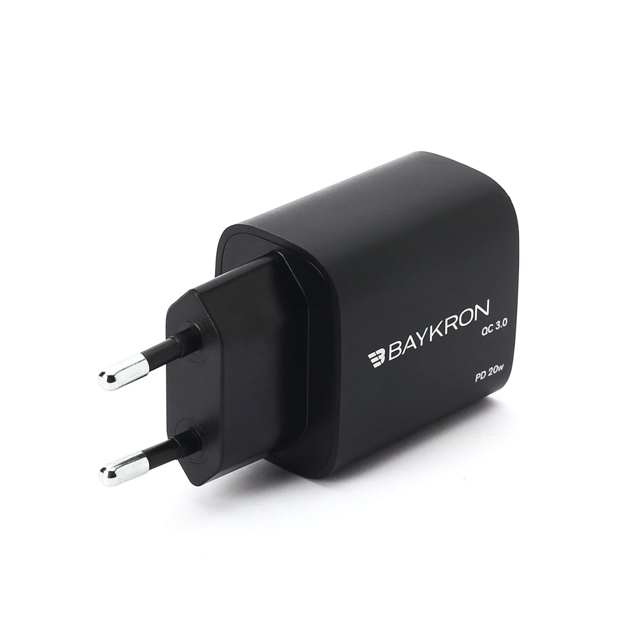 Baykron Smart Wall Adapter USB A και Type-C Power Delivery 20W +QC3.0 ...