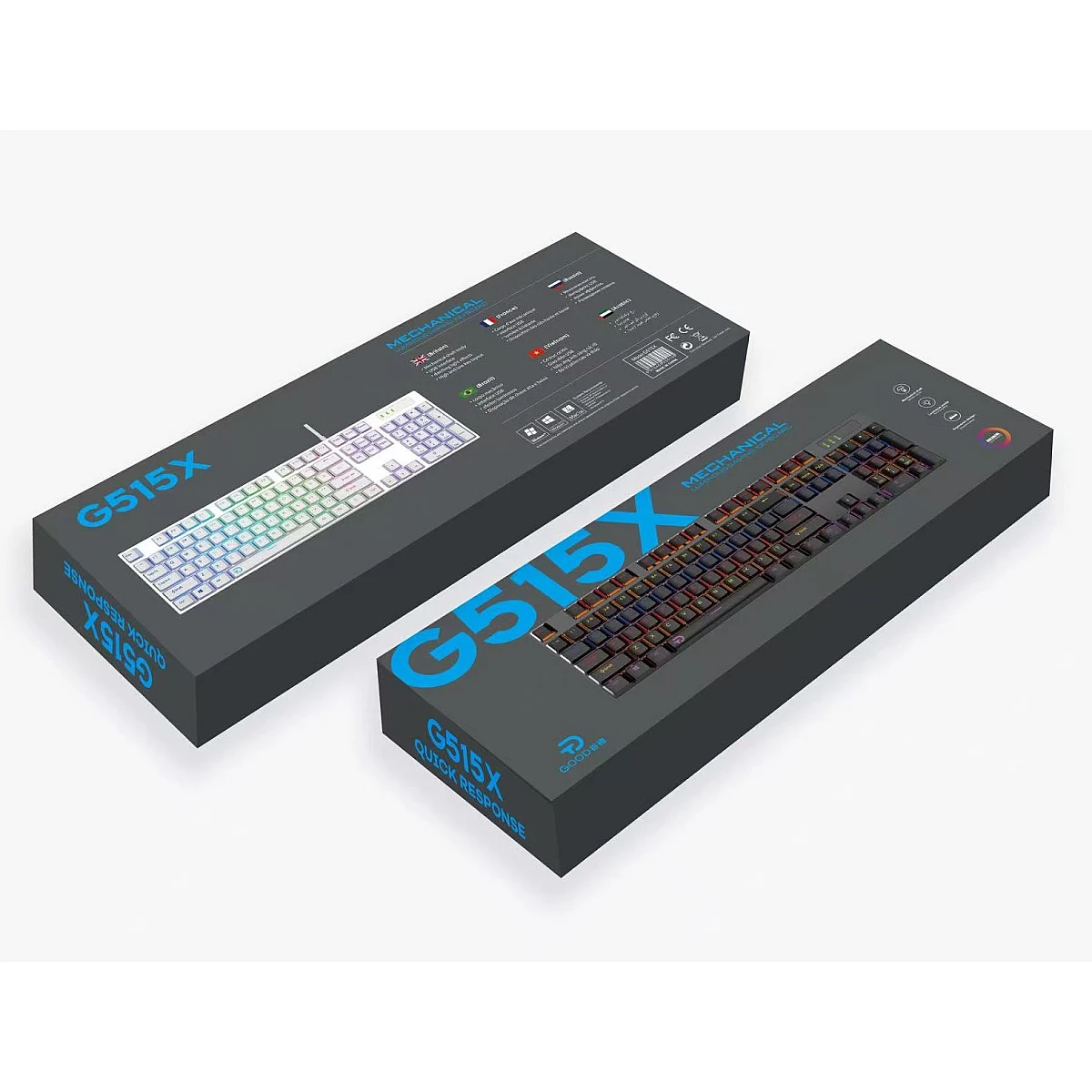 Ενσύρματο Μηχανικό Gaming Πληκτρολόγιο Με LED YILIMA G515X | G for Gadget