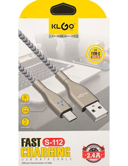Καλώδιο Φόρτισης & Data USB-A Σε Type-C 2.4A Klgo S-112 | G for Gadget