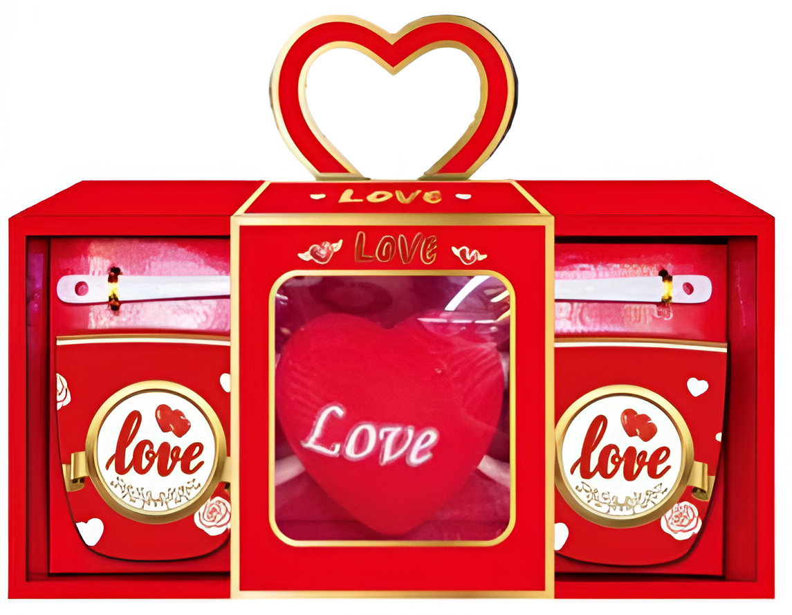 Σετ Κούπες Love με Διακοσμητική Καρδιά και Κουταλάκια 87776 | G for Gadget