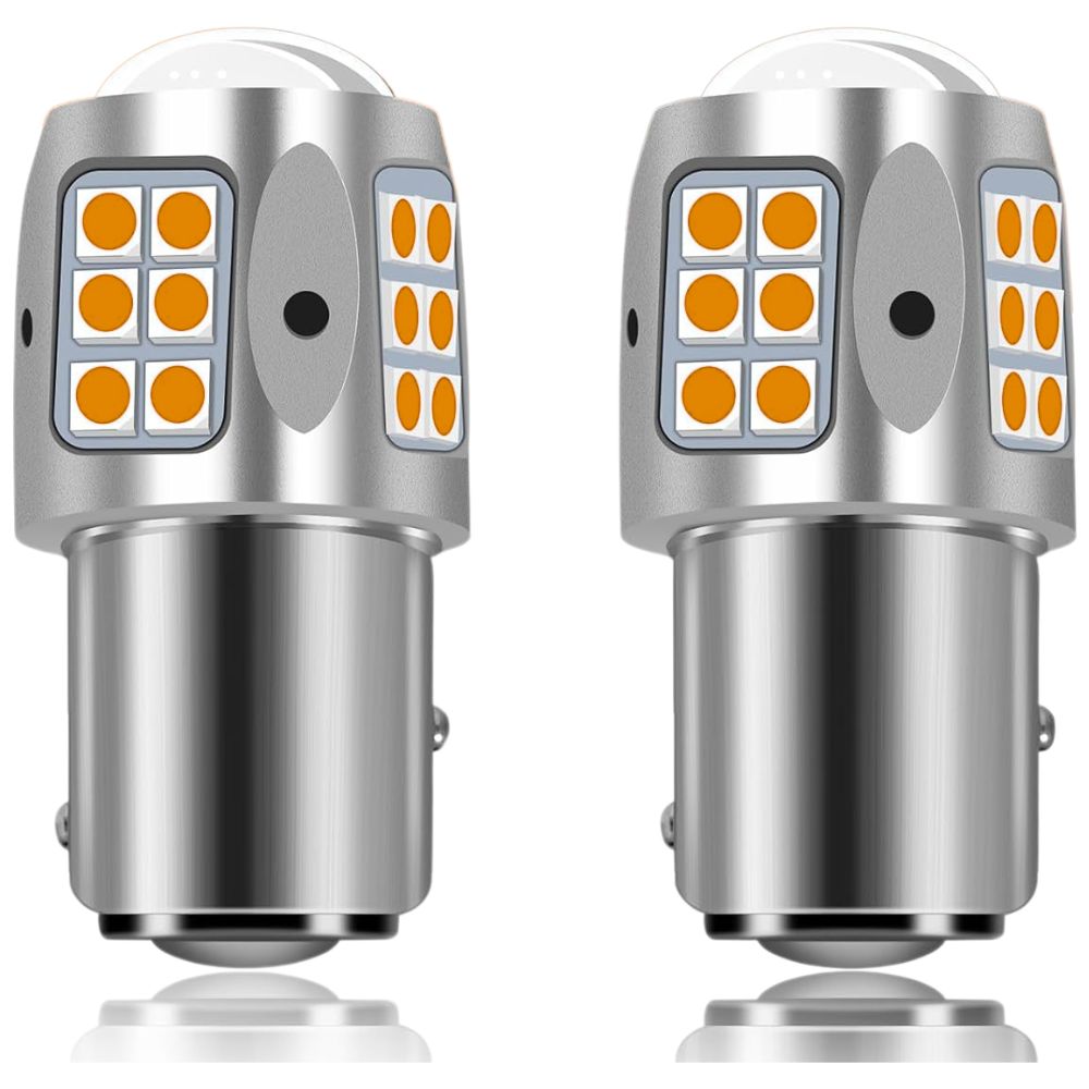 Λαμπτήρας LED 1157 BAY15D Switchback 30×SMD 3030 Λευκό / Πορτοκαλί 12V ...
